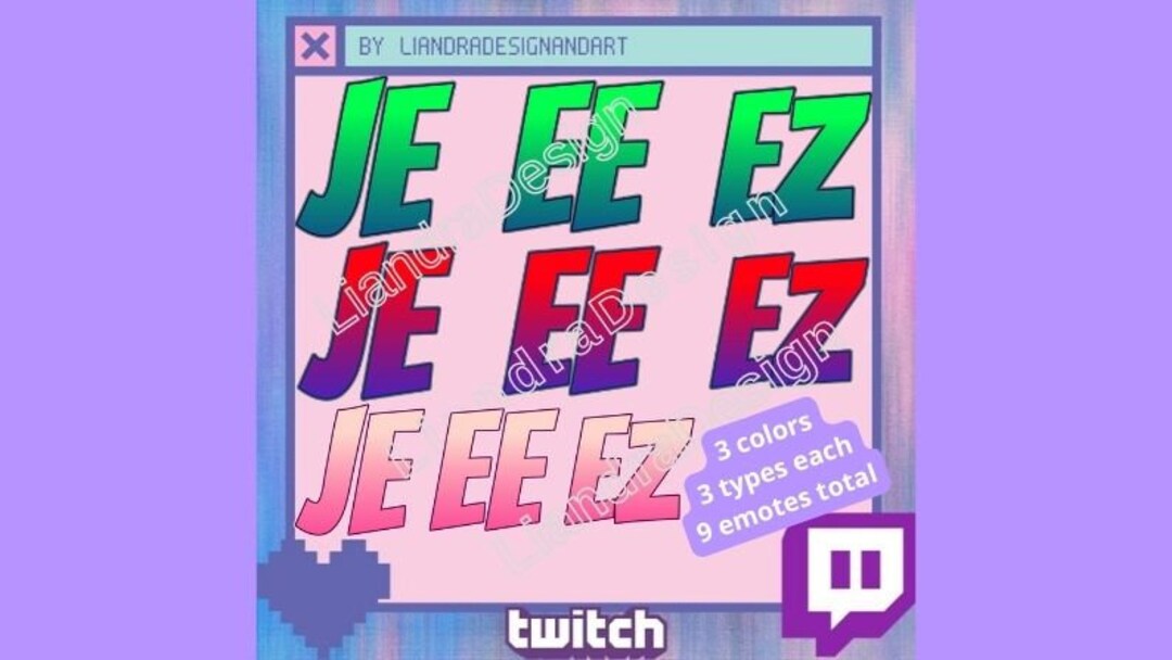 JEEZ Twitch Funny Meme Emote in 3 Colors and 4 Versions, 12 Emotes ...