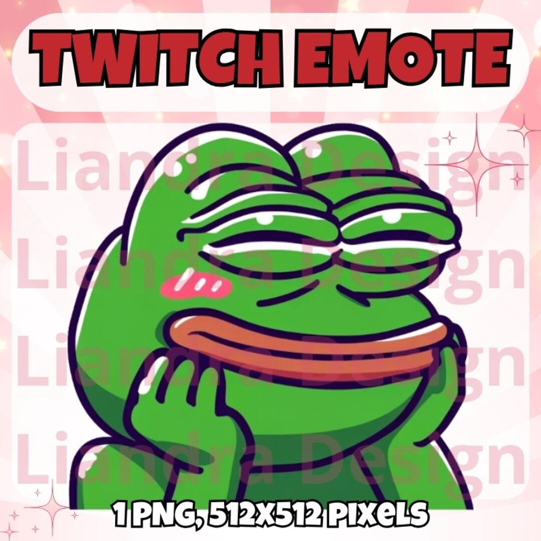 PEPE FROG Twitch Emote Pepe Funny Twitch Emotes Twitch Youtube Emote ...