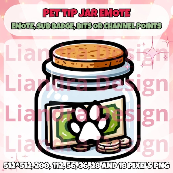 Tip Jar Twitch - Etsy