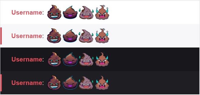 4 Versions of KAWAII POO Emote Twitch Emote Youtube Emote Discord Emote ...
