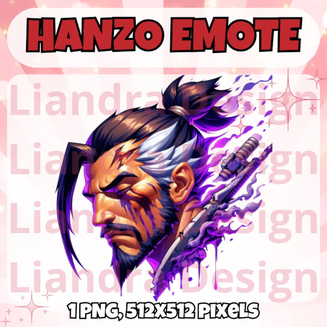 RIP HANZO Twitch Emote Hanzo From Overwatch Rip Twitch Emote Twitch Discord Youtube Facebook ...