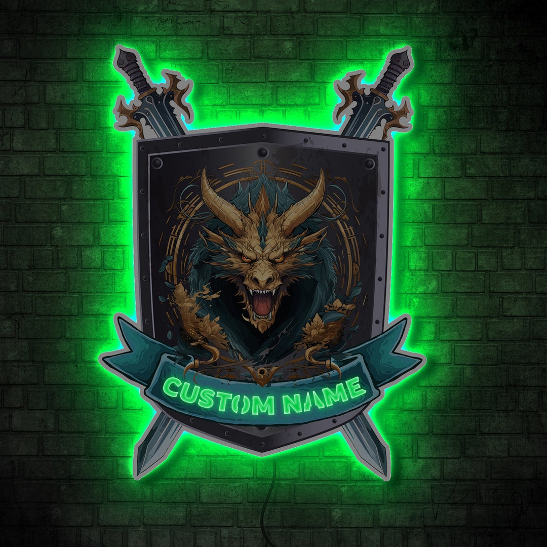 Dnd Light Sign Dnd Led Sign Dnd Neon Sign Dungeons and - Etsy