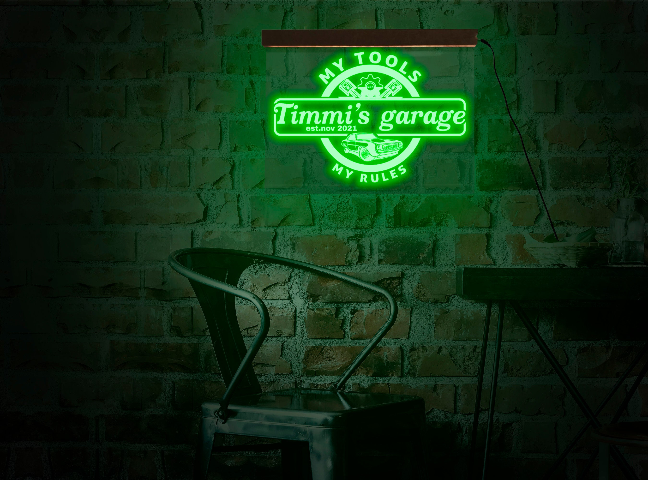 Garage Neon Signgarage Led Signgarage Sign | Etsy