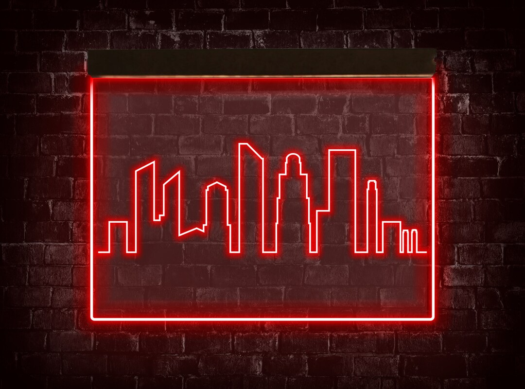 City Neon Signcity Led Signnight City Neon Signneon Sign - Etsy