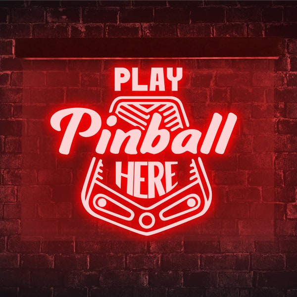 Pinball Neon Sign - Etsy