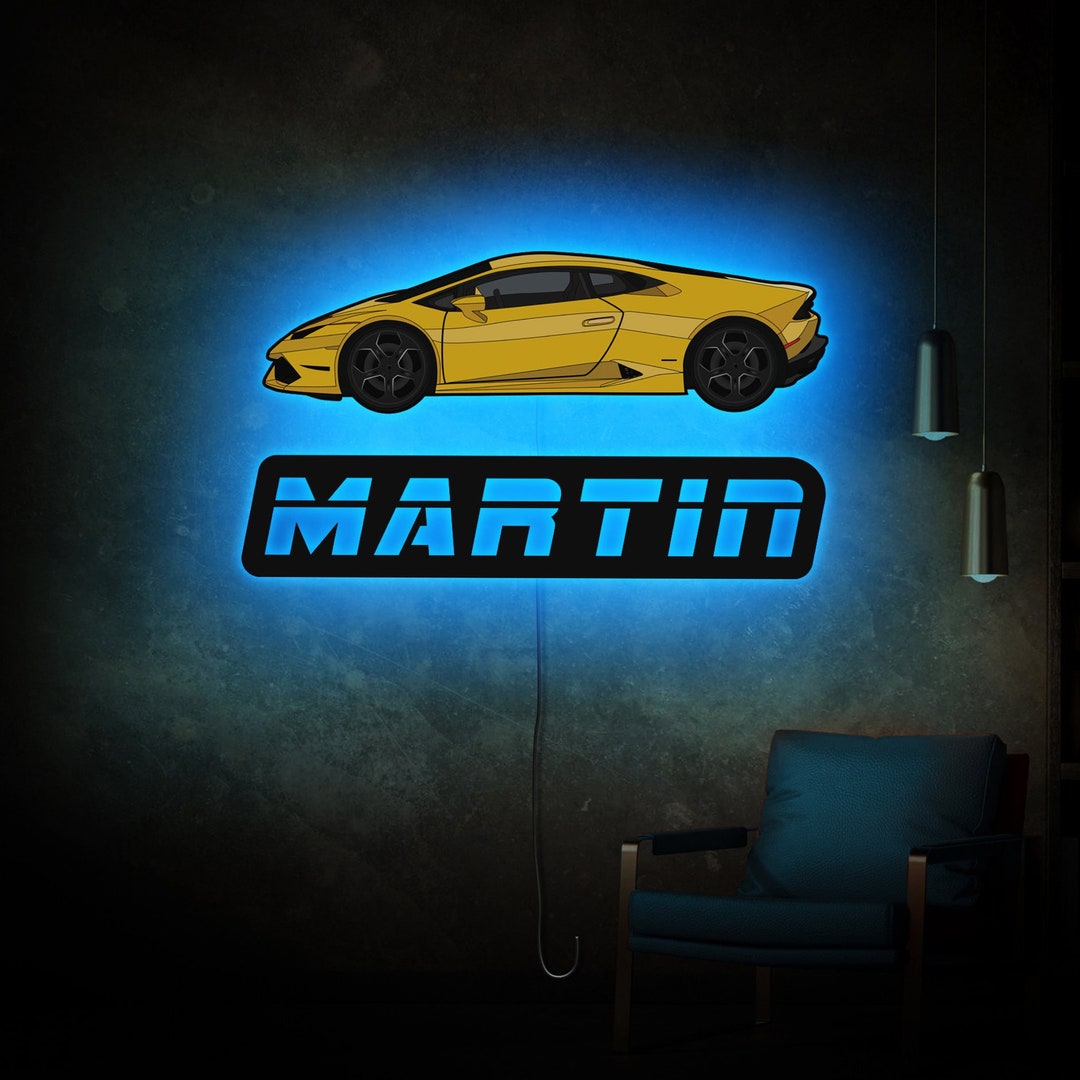 Custom Car Neon Sign, Car Name Neon Sign, Personalized Car Neon Sign ...