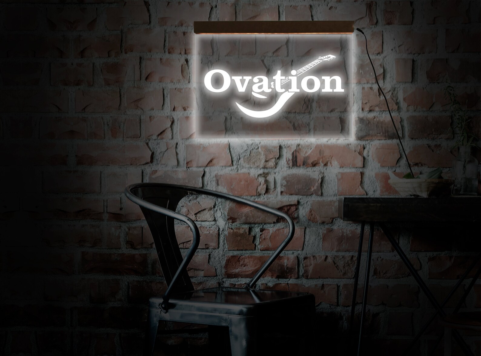 Ovation Guitar Neon Signguitar Neon Signguitar Led - Etsy