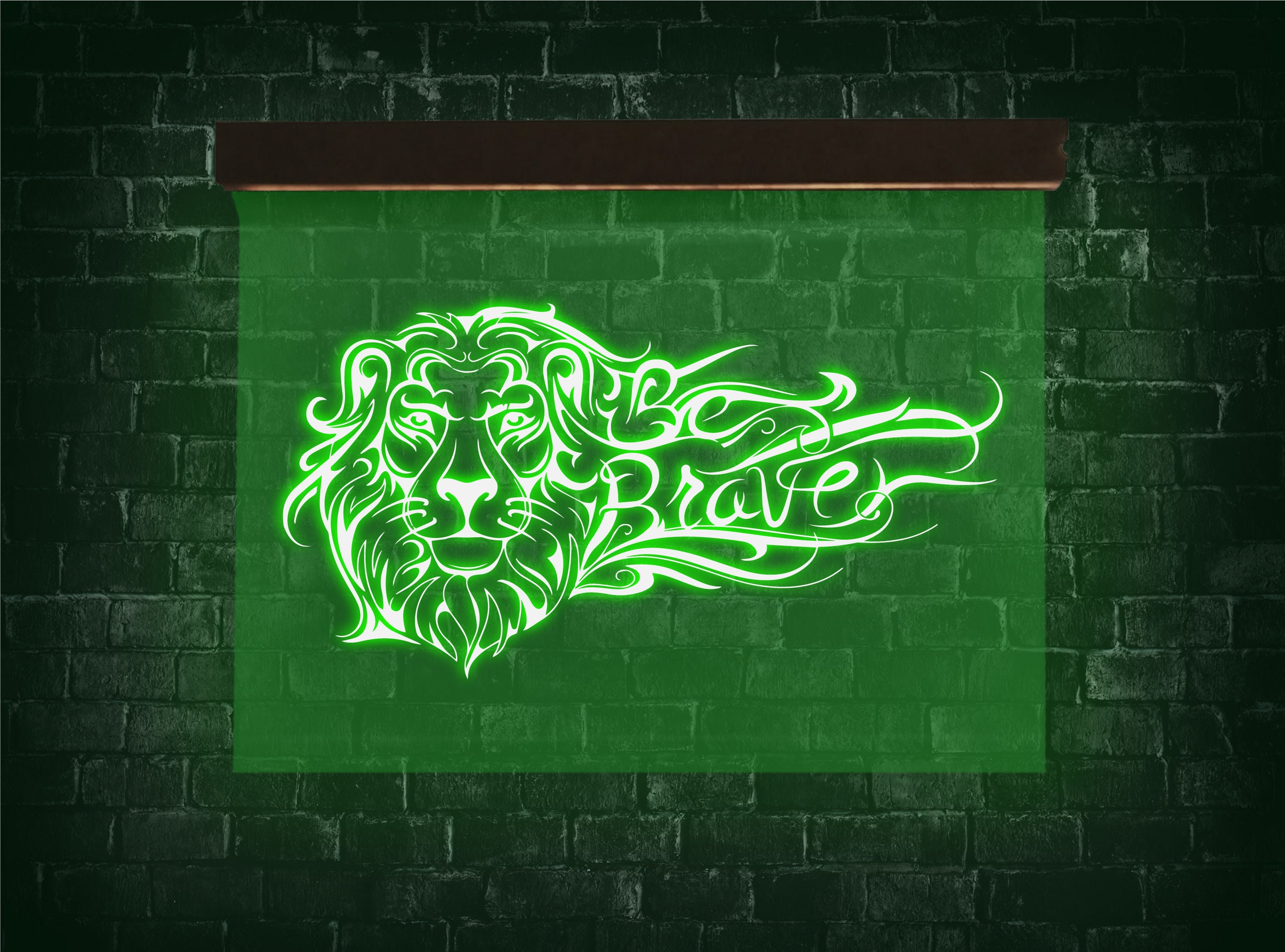 Lion Neon Sign Lion Led Sign Lion Light Sign Lion Neon - Etsy