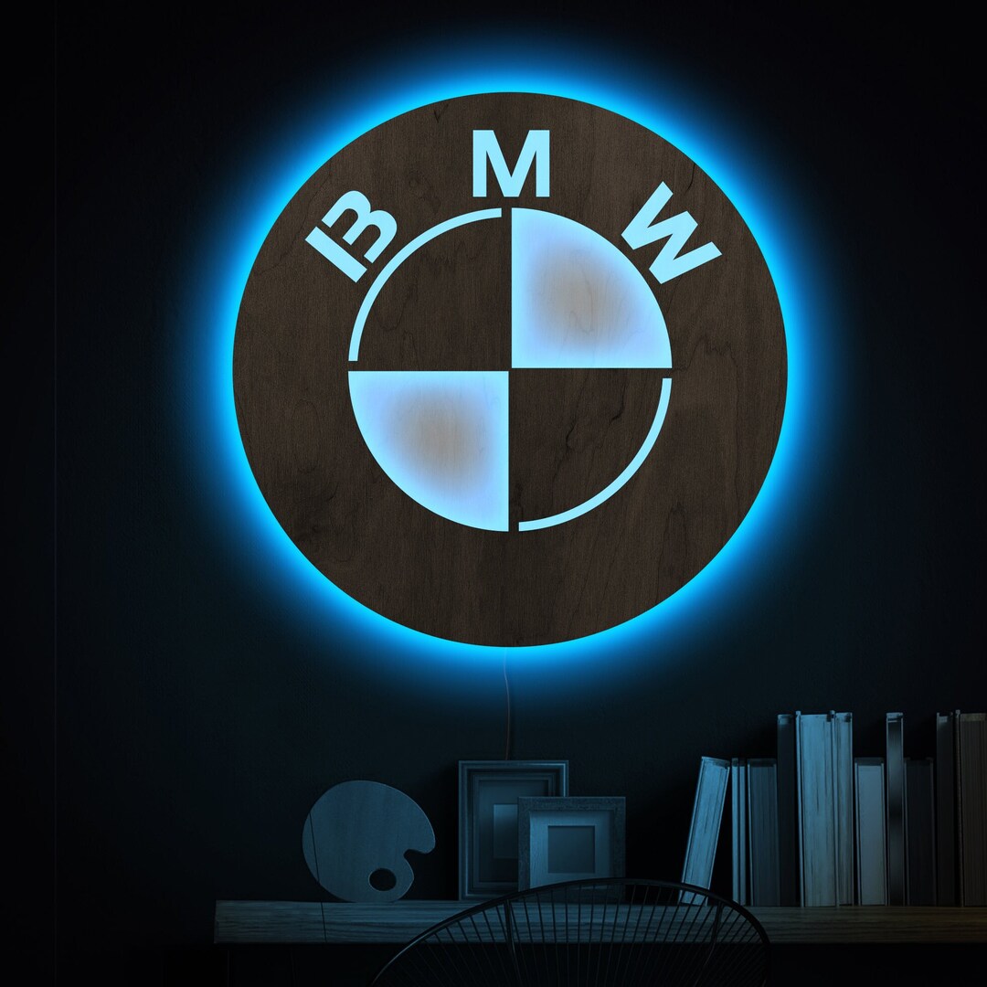 BMW Neon Sign, BMW Logo, BMW Led Sign, Bmw Garage Sign, Bmw Garage ...