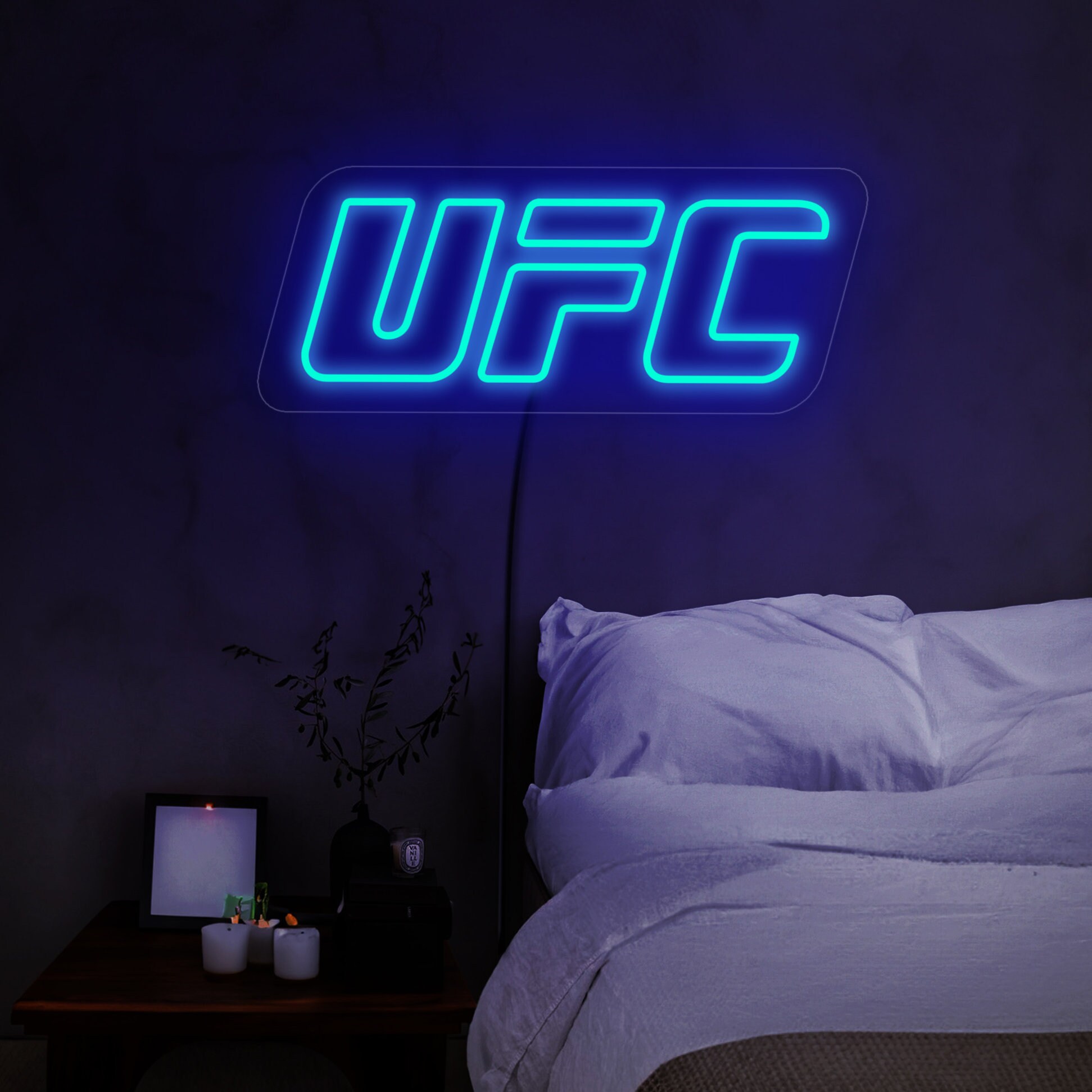 UFC Neon Sign, Ufc Led Sign, Ufc Light Sign, Box Neon Sign, Fighting ...