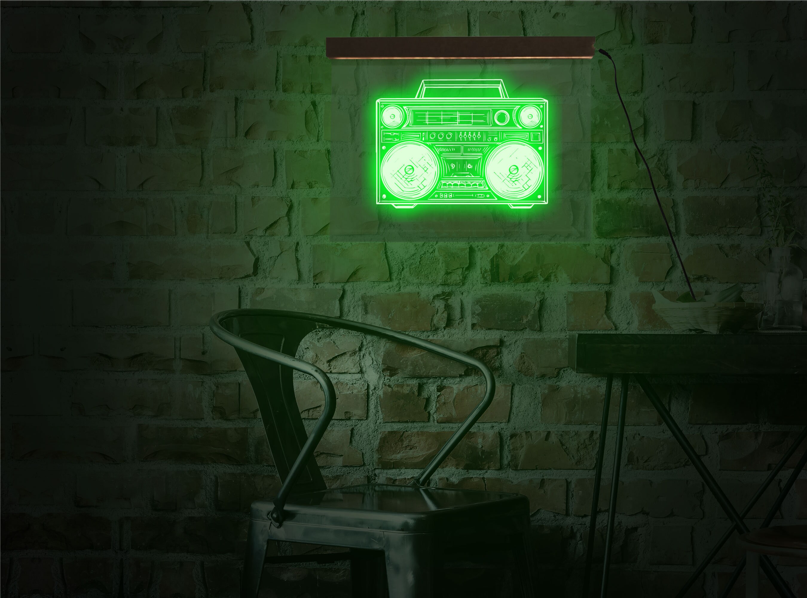 Boombox Neon Sign, Boombox Led Sign, Boombox Light Sign, Music Neon ...