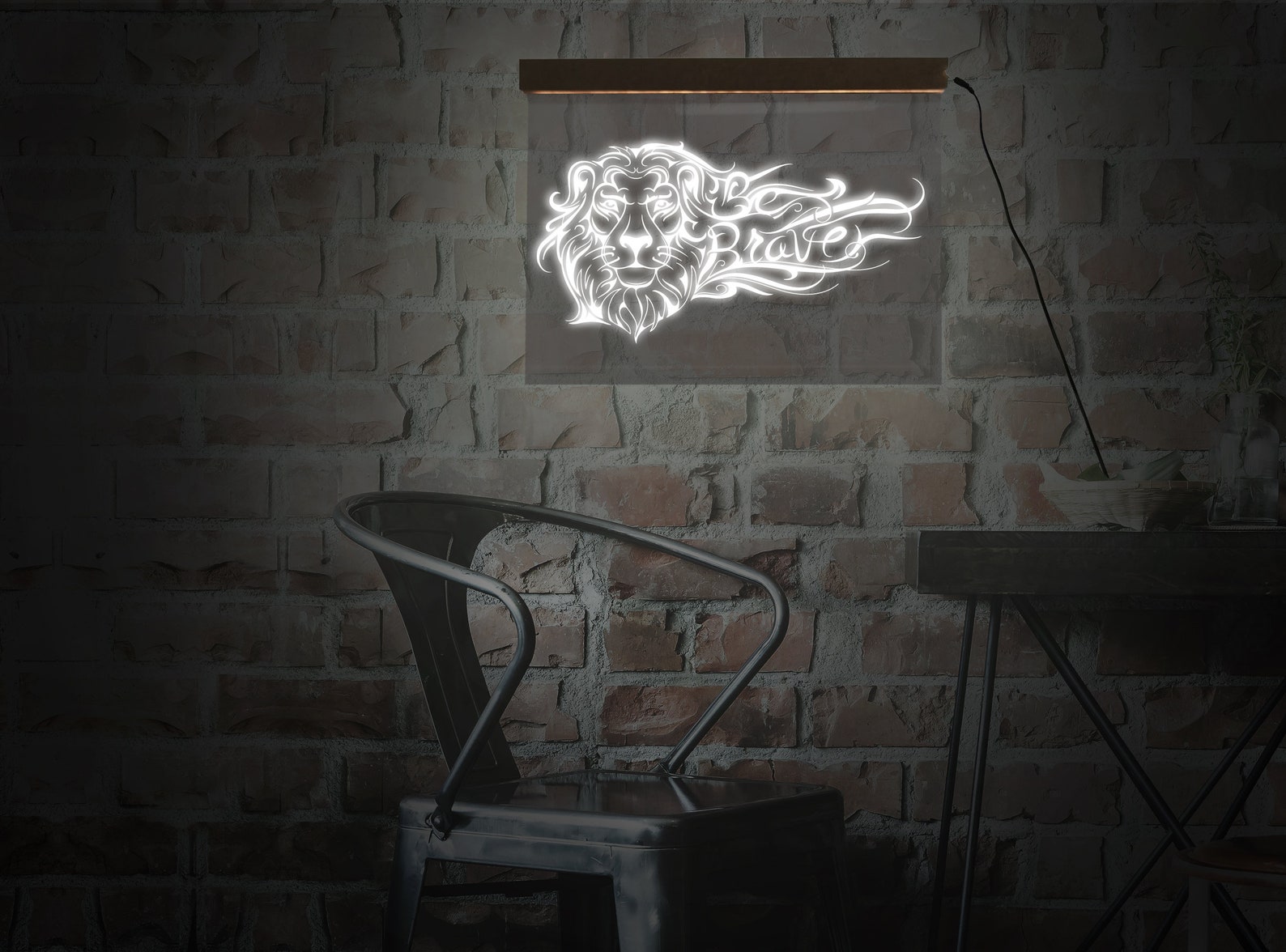 Lion Neon Sign Lion Led Sign Lion Light Sign Lion Neon - Etsy