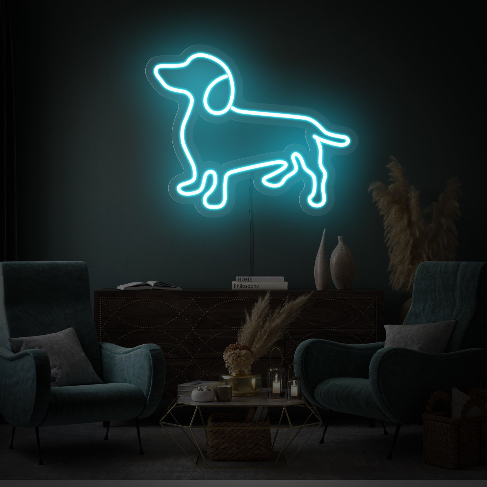 Dog Neon Sign, Dachshund Neon Sign, Dog Led, Pet Neon, Animal Neon ...