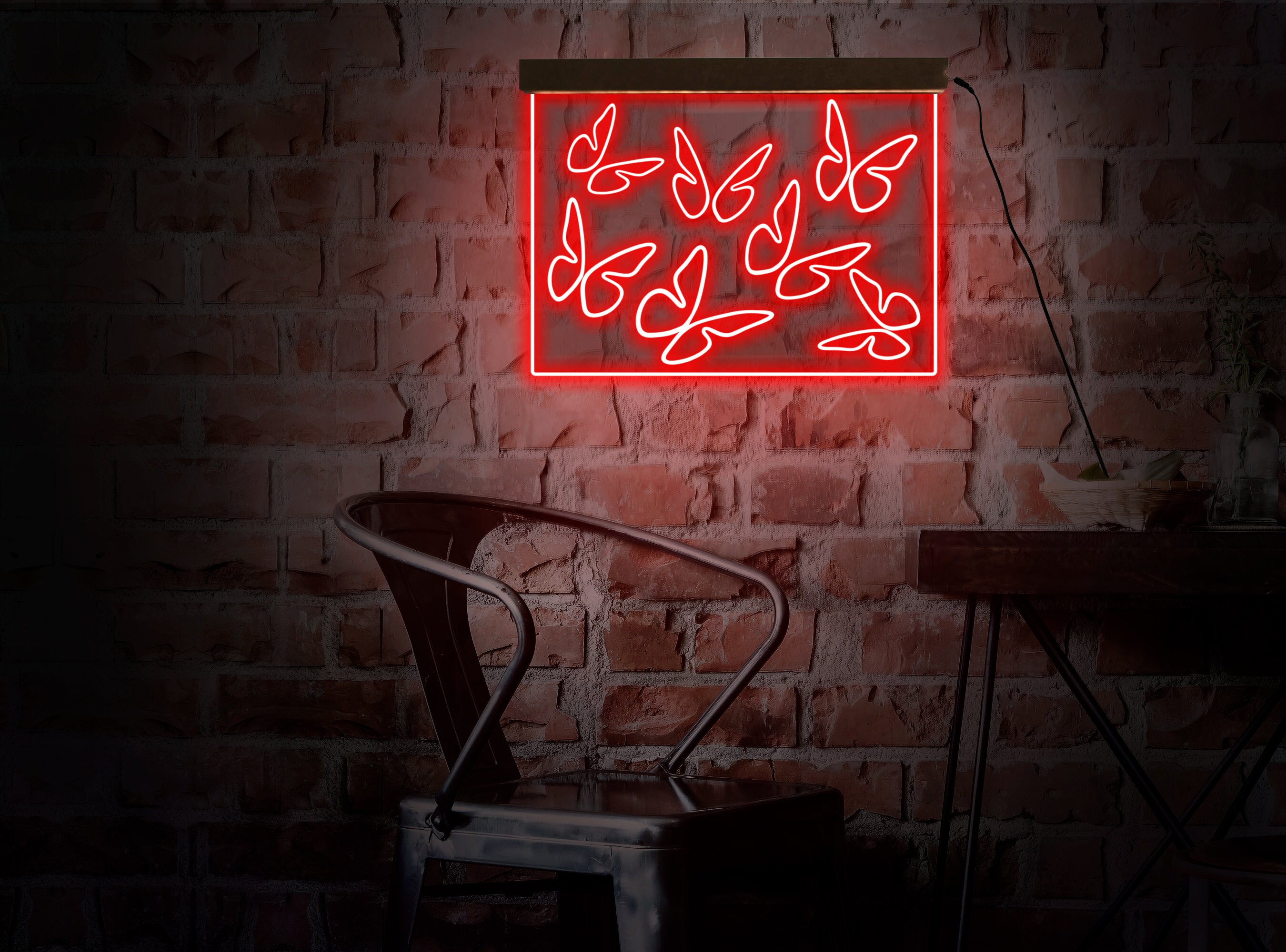 Butterfly Neon Signbutterfly Led Signbutterfly Neon - Etsy