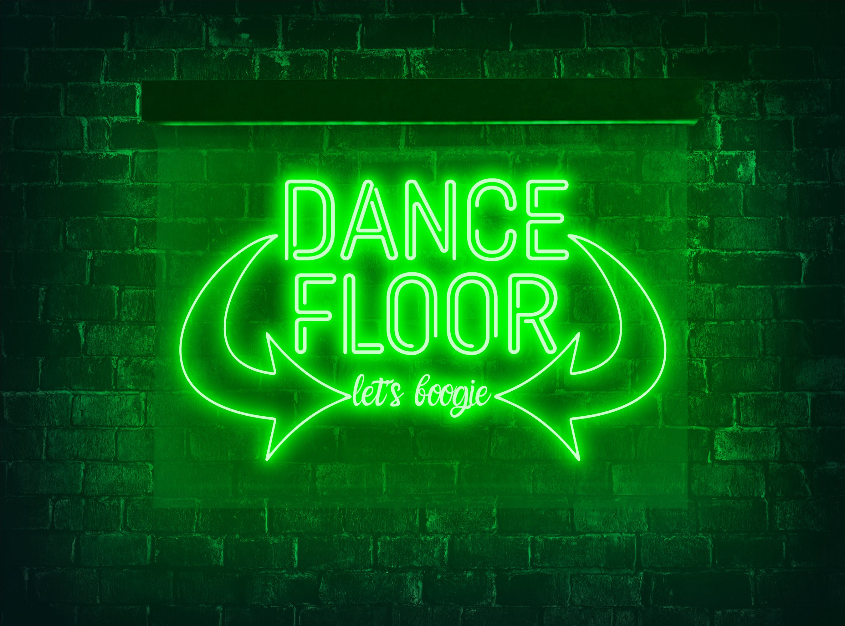 Dance Floor Sign Dance Neon Sign Dance Floor Decor Dance - Etsy