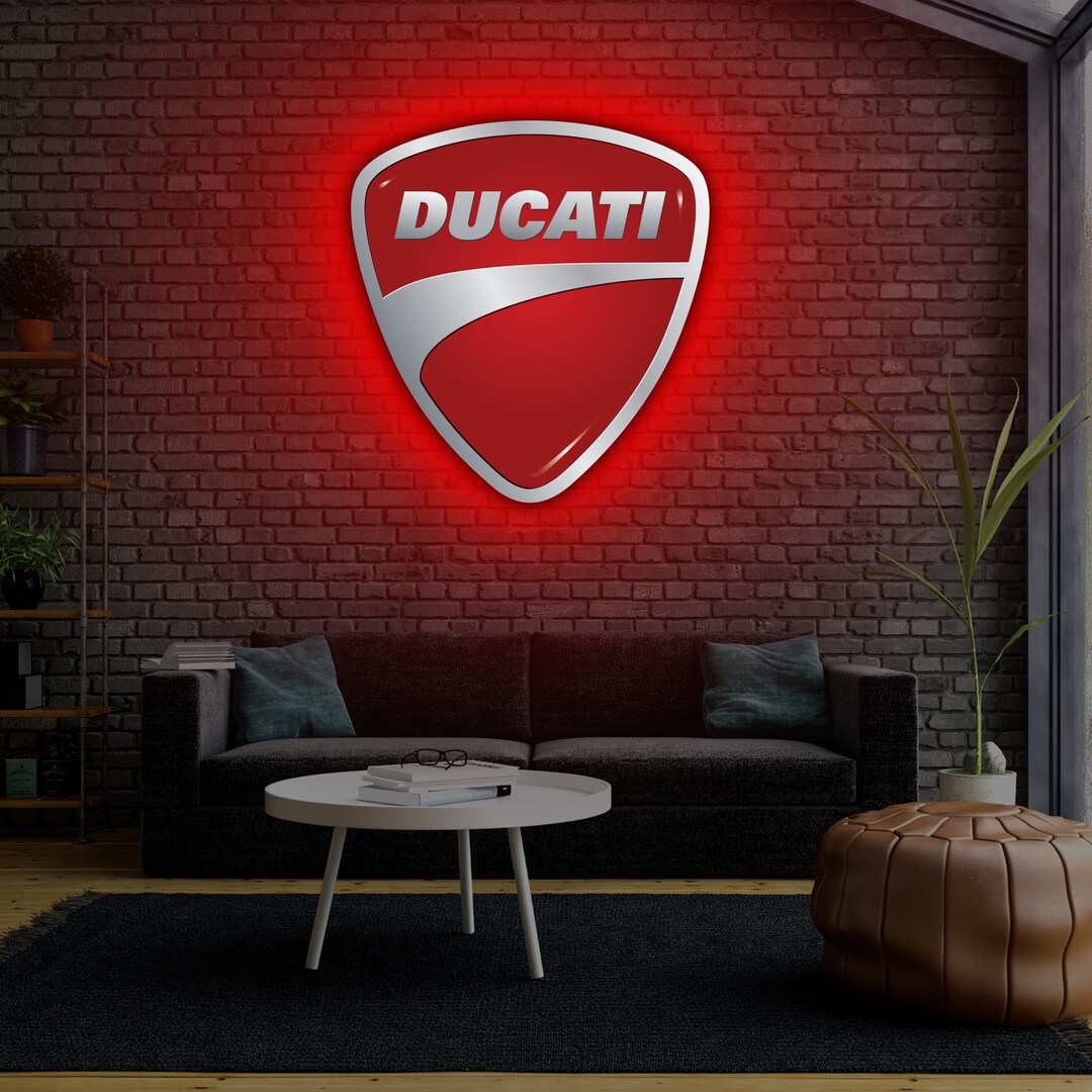 Ducati Neon Sign, Ducati Sign, Ducati Logo, Ducati Led Sign, Ducati ...