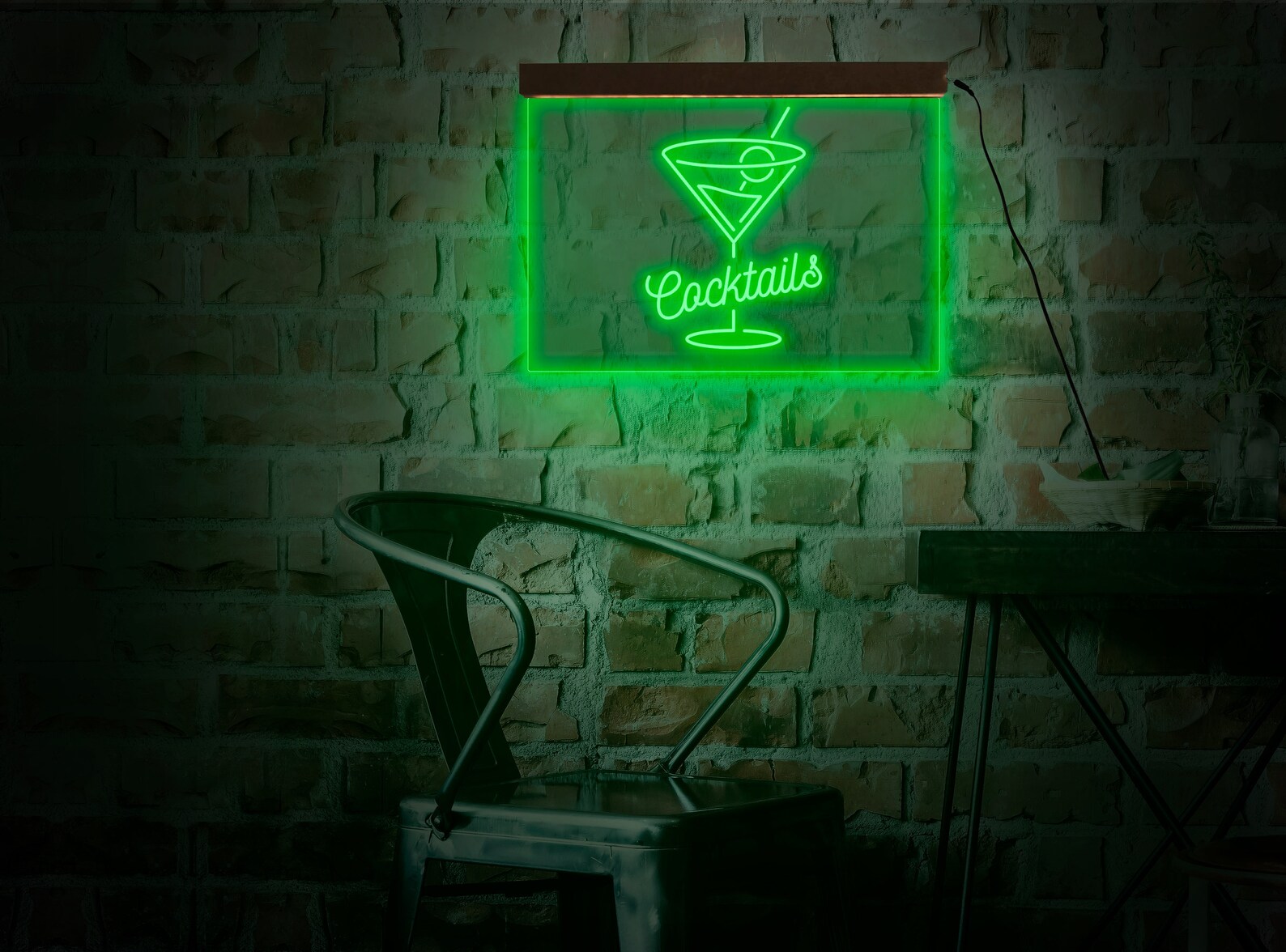 Cocktails Neon Sign,cocktails Led Sign,cocktails Bar Neon Sign ...