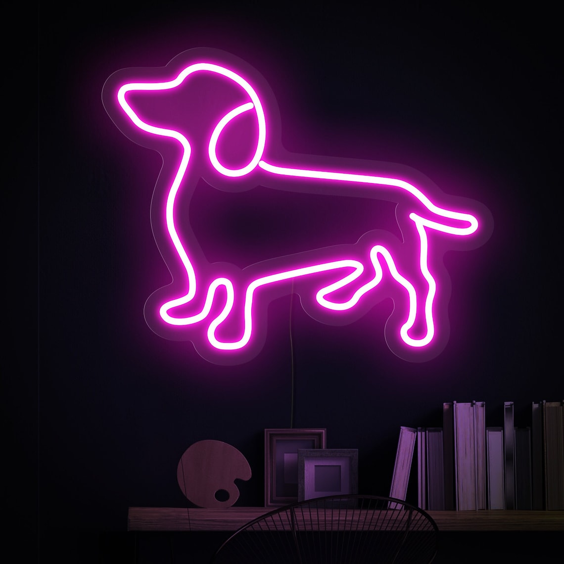 Dog Neon Sign, Dachshund Neon Sign, Dog Led, Pet Neon, Animal Neon ...
