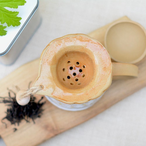 Ceramic Cycladic Strainer Handmade Pottery Colander - Etsy