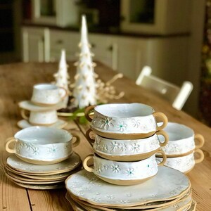 Christmas Ceramic Tree Lanterns Set of Three - Etsy