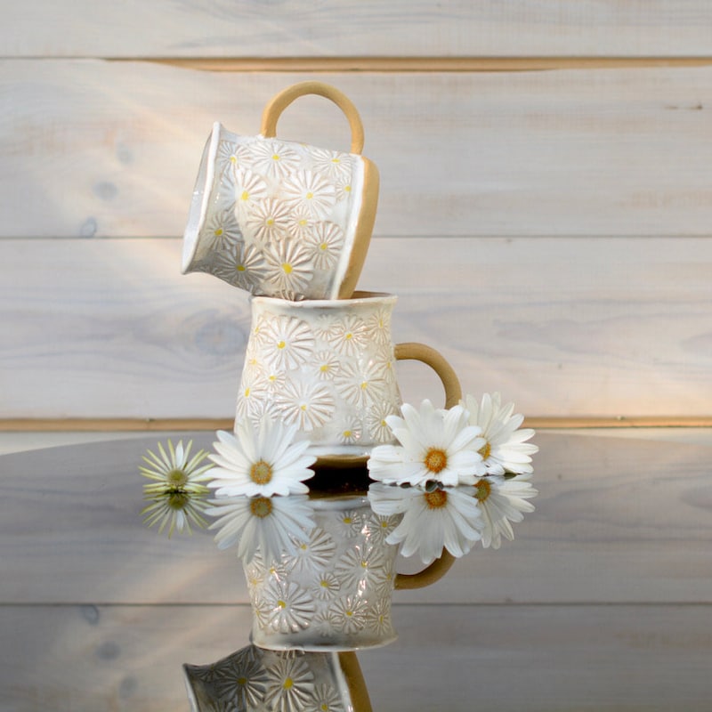 Daisy Coffee Mug - Etsy