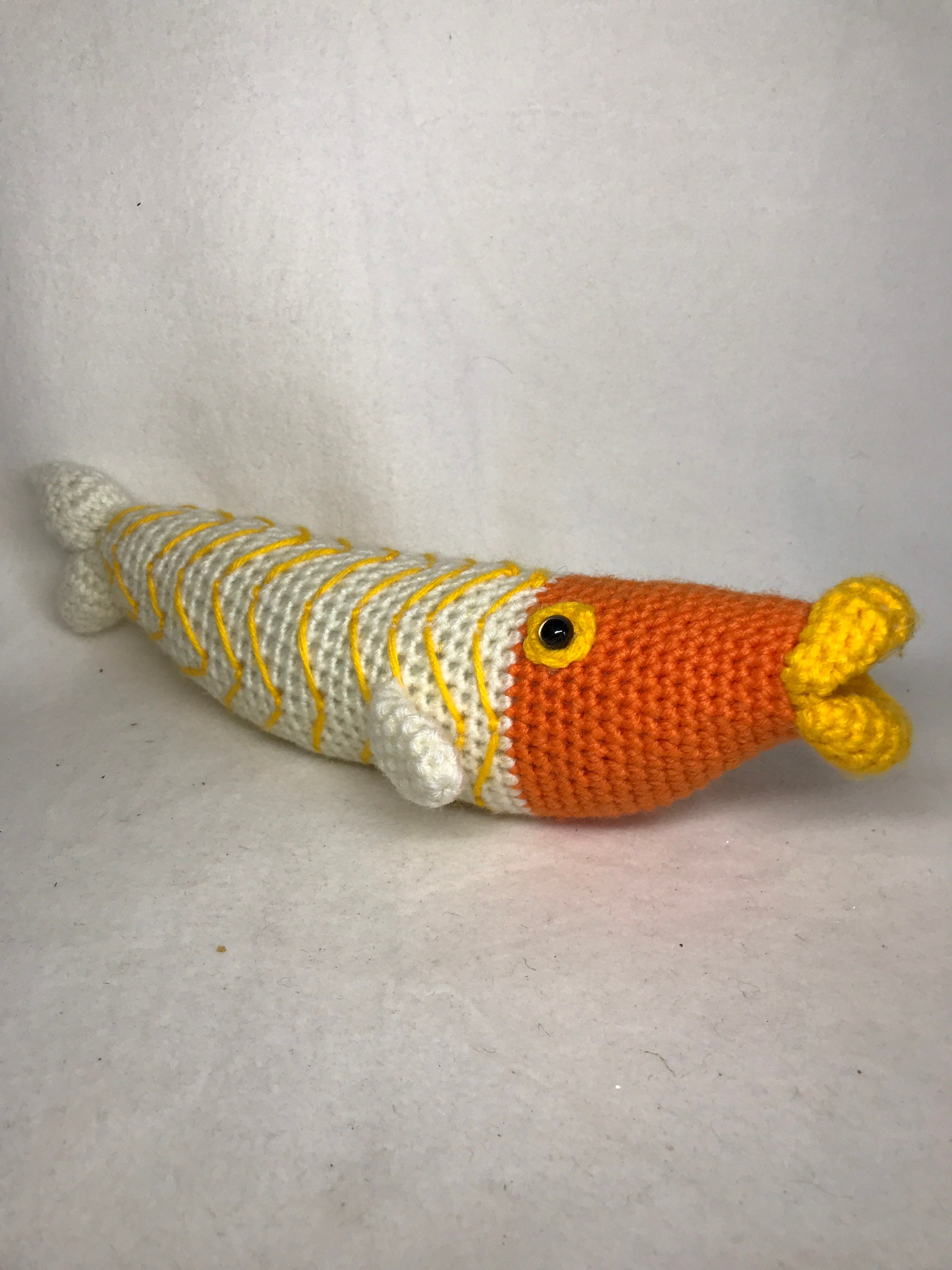 Barry the Trout Fish Crochet Amigurumi Plush-preorder - Etsy