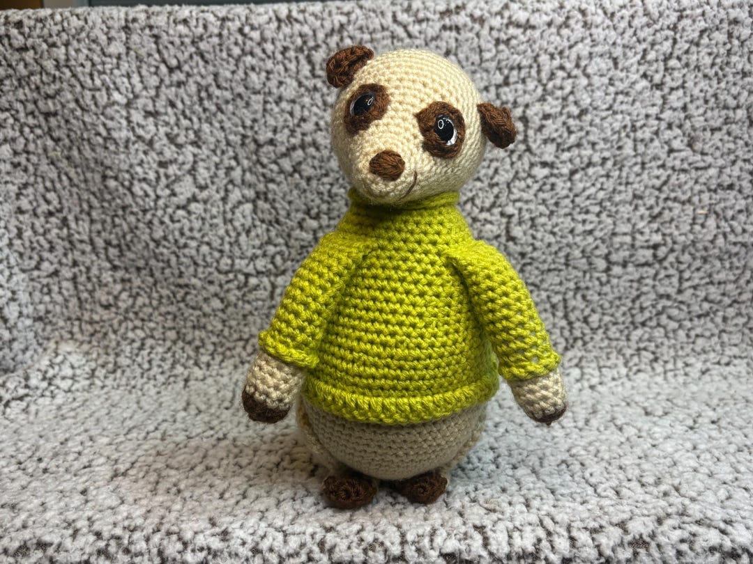 Meerkat Crochet Amigurumi Plush - Finished Product - Etsy