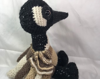 CROCHET PATTERN Crochet Canadian Goose Amigurumi Goose Crochet Animal ...