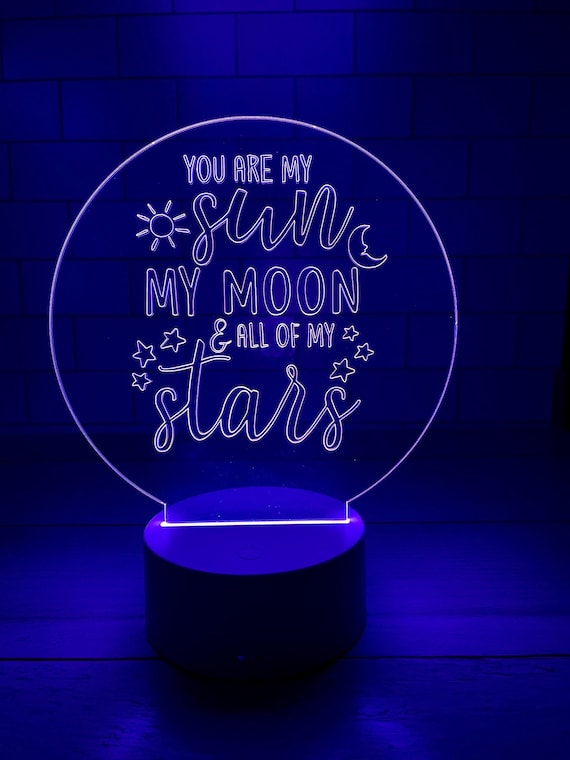 Personalized LED Night Light | Etsy