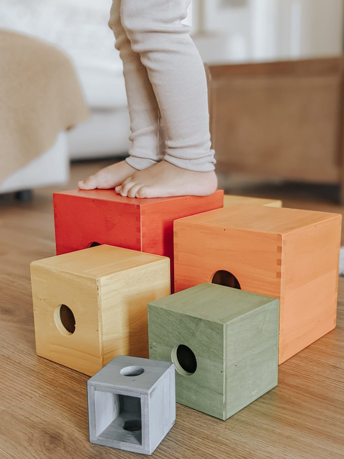 Rainbow Nesting Boxes - Etsy