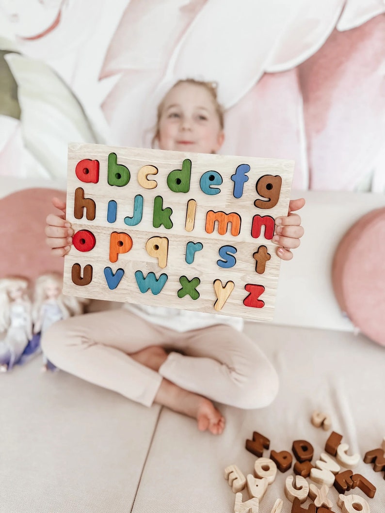 Lower Case Letter Puzzle - Etsy