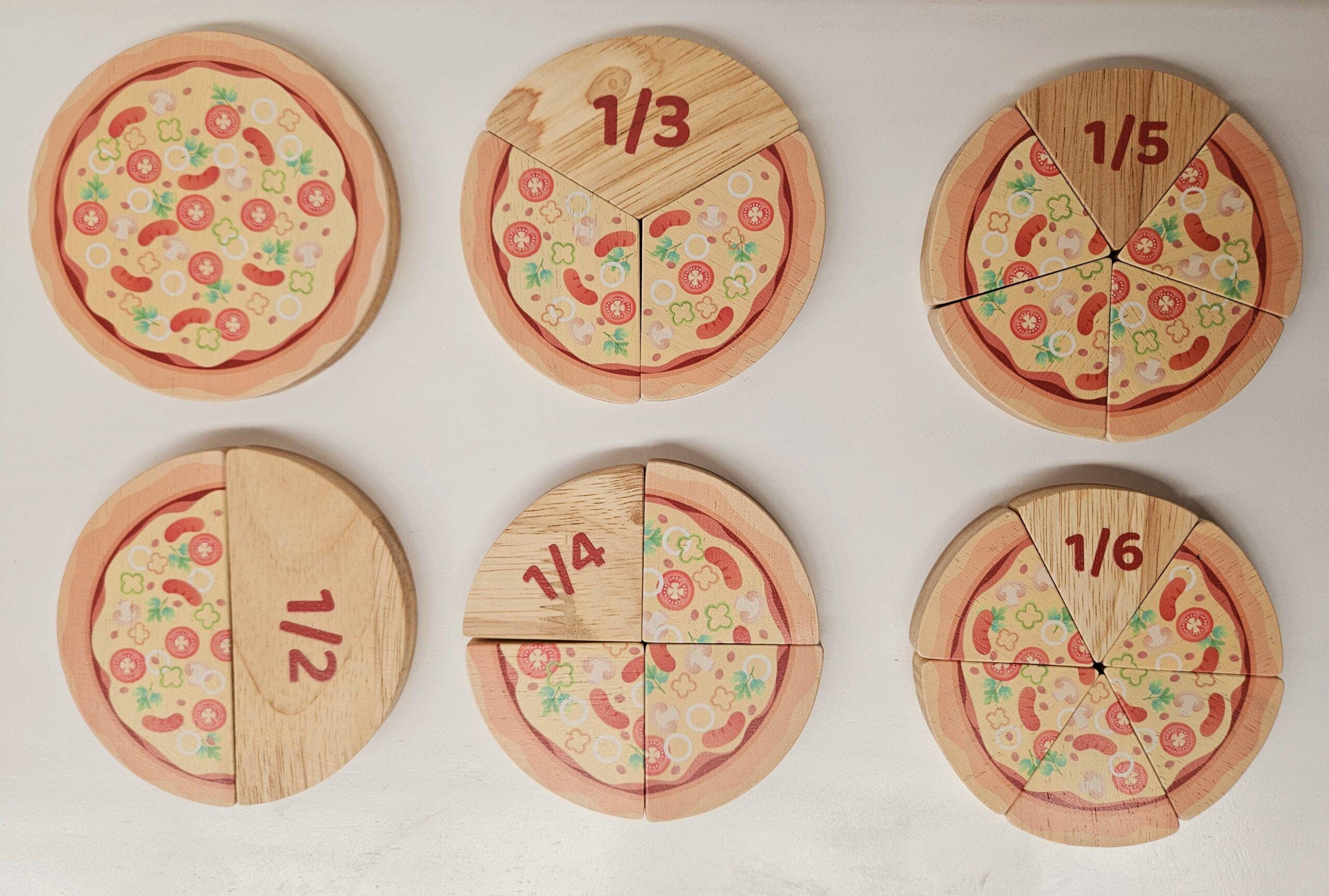 Pizza Fraction Learning Kit - Etsy