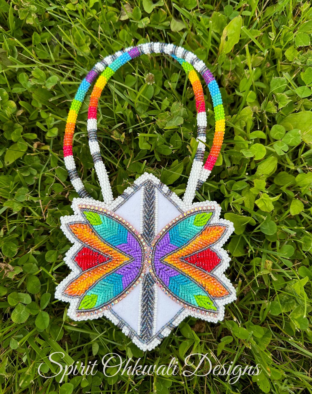 Indigenous Raised Beaded Medallion Set - Etsy