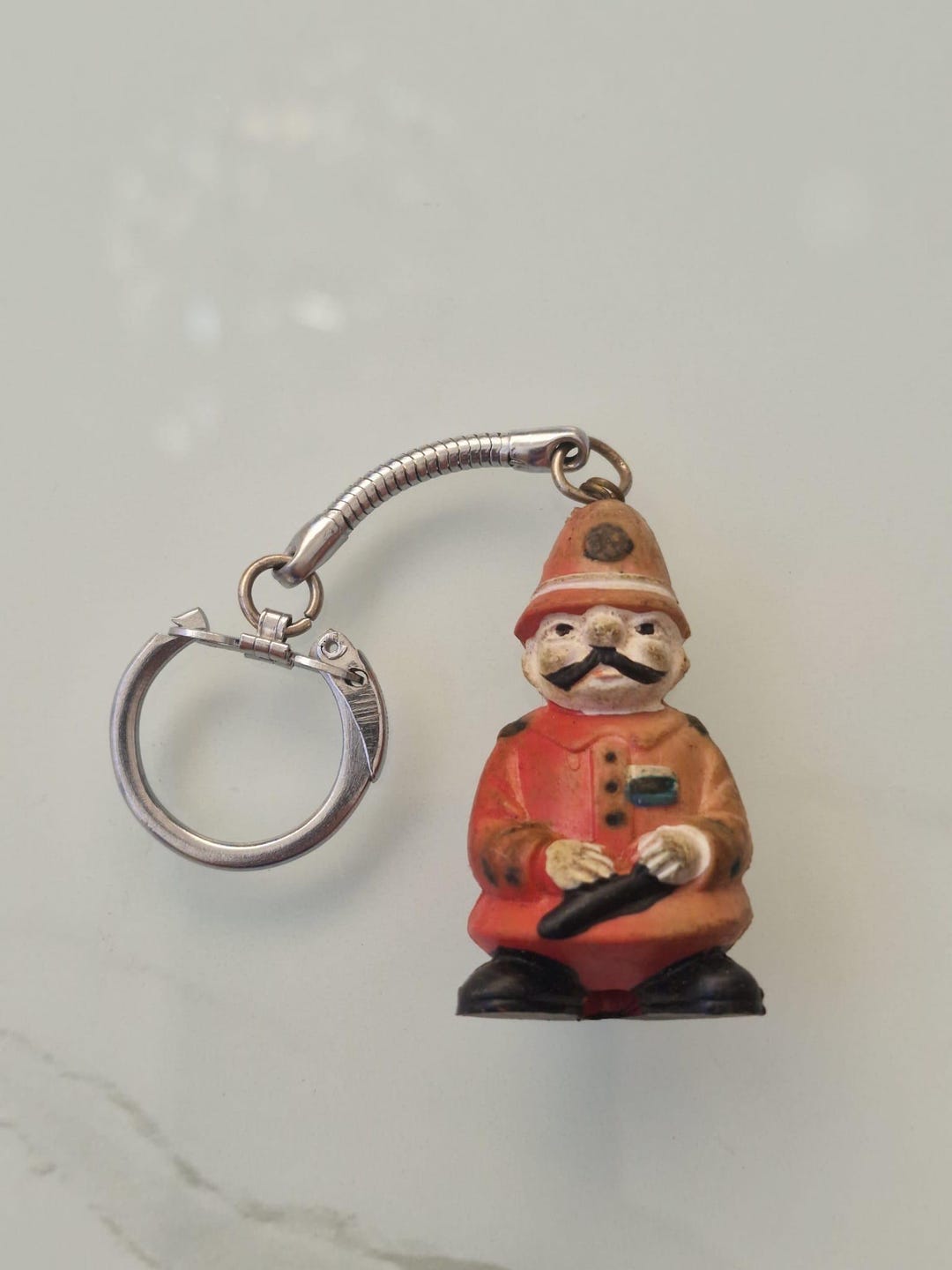 1950s Keystone Cop Rubber Novelty Keychain Old Stock Keyring - Etsy