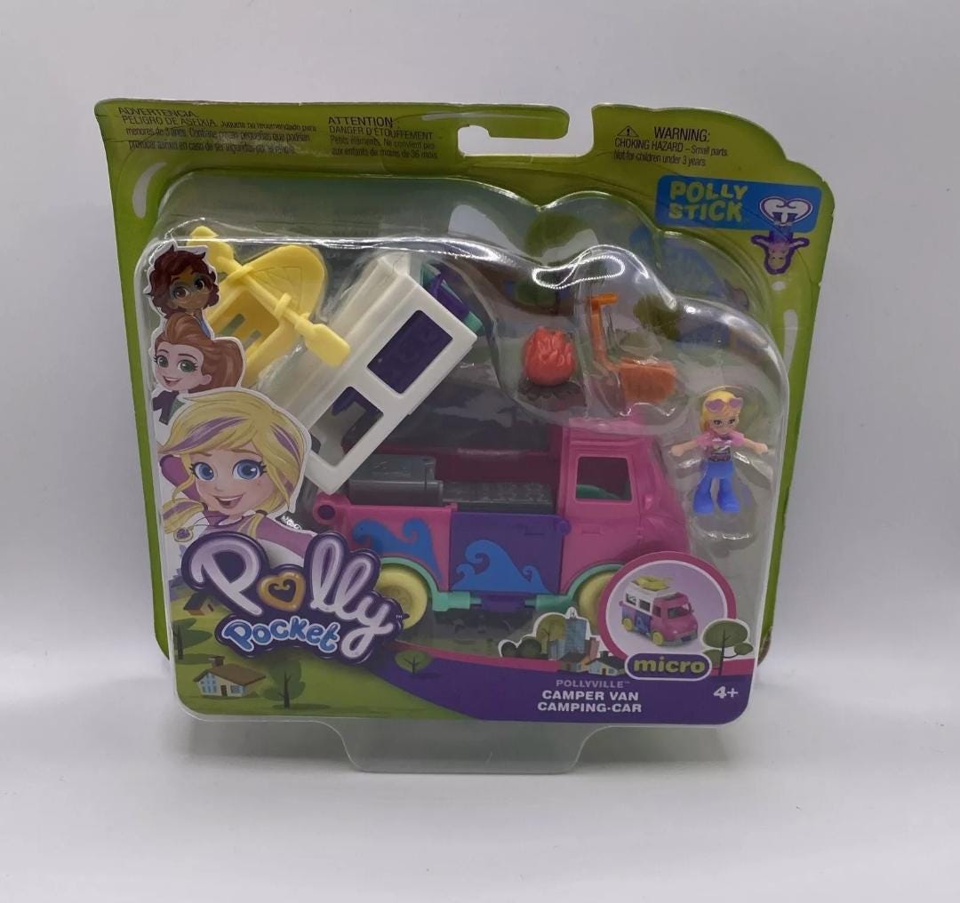 Polly Pocket Pollyville Camper Van New - Etsy
