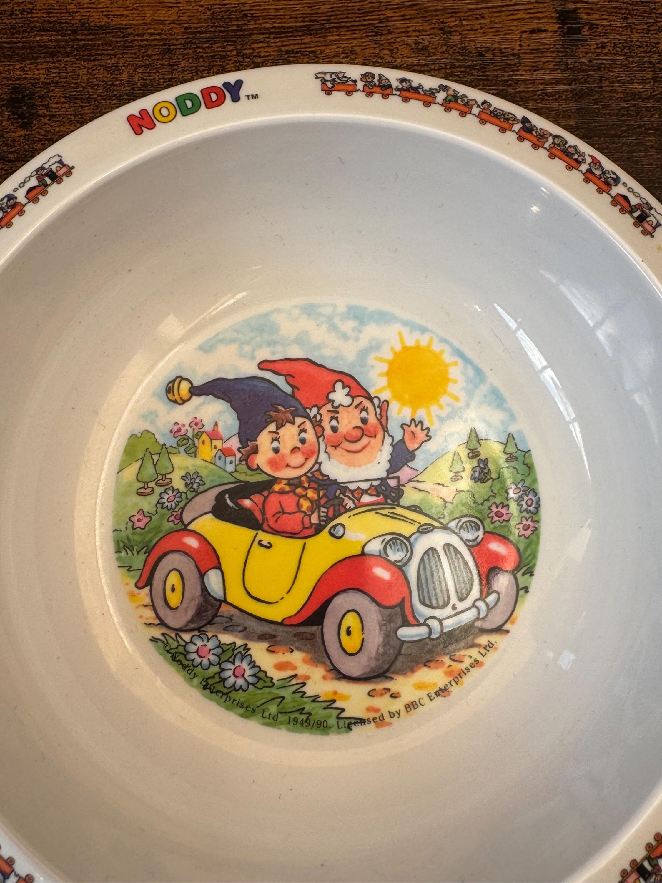 Vintage 1990s Noddy Plastic Plate, Bowl and Cup Bundle - Etsy
