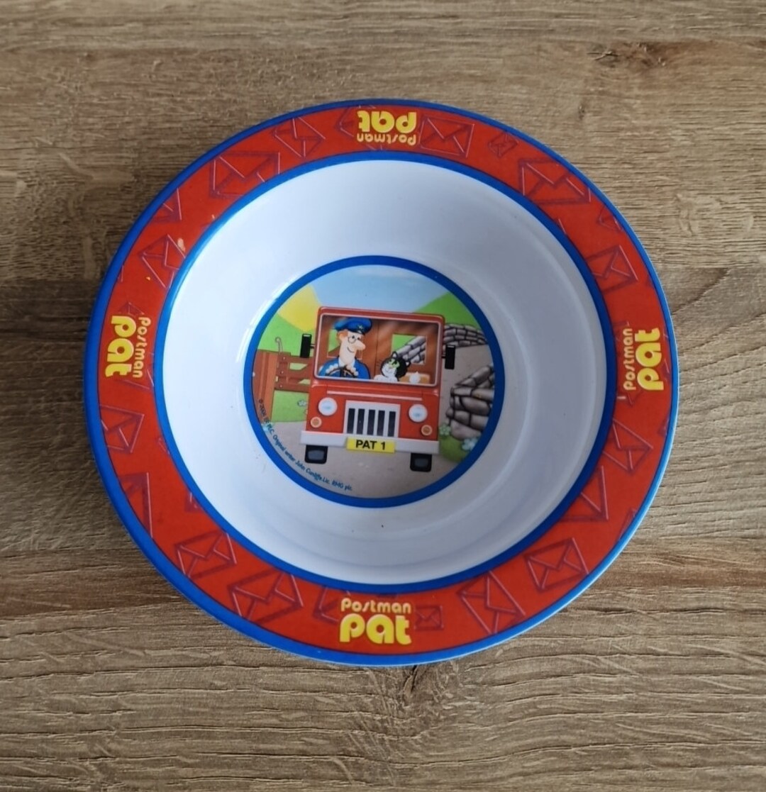 Vintage Postman Pat Plastic Bowl - Etsy
