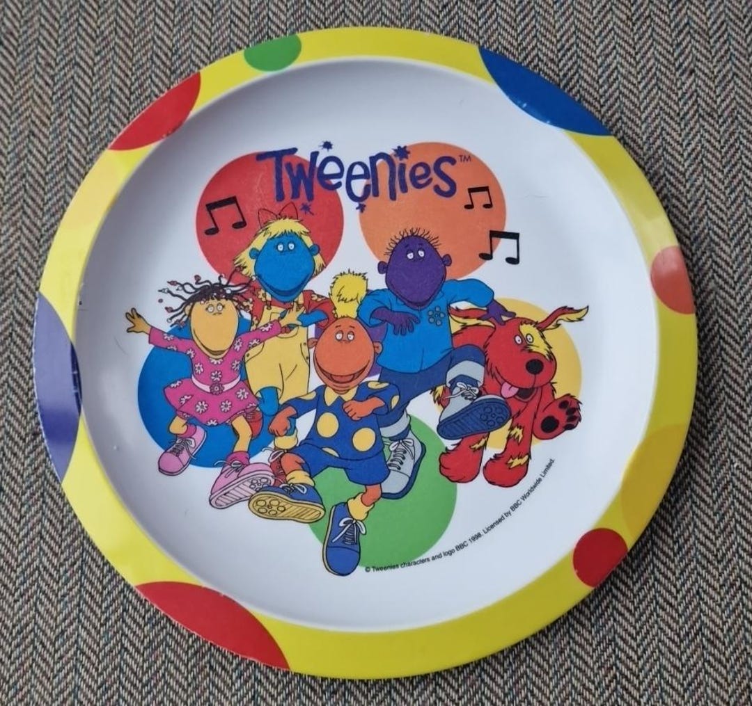 Retro Vintage BBC Tweenies 1990s Plastic Plate - Etsy