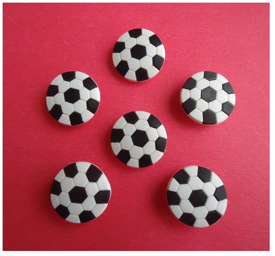 Soccer Balls Frig Magnets You Receive (5) Soft Silicone Base Magnets ...