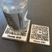 QR Wifi Scannable Coasters Custom Made for You 3D Printed - Etsy