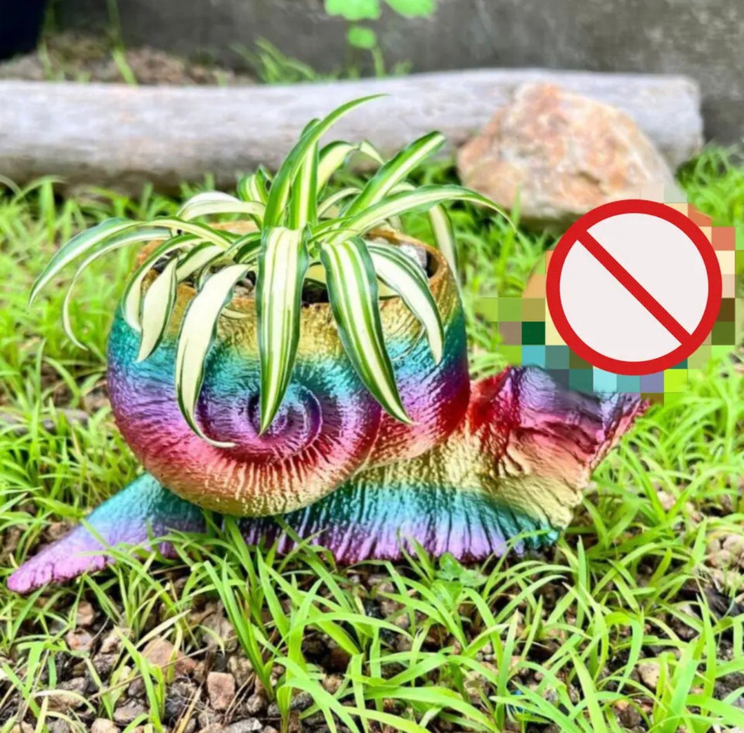 Snail Planter 3D Printed Penis Tortoise Dickasaurus Rex Bachelorette ...