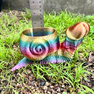 Snail Planter 3D Printed Penis Tortoise Dickasaurus Rex Bachelorette ...