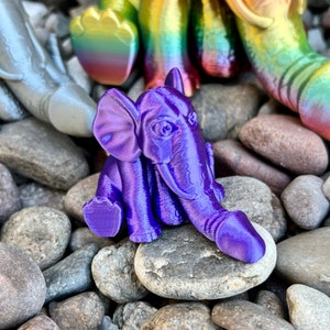 Angry Inch Dick Elephant 3D Printed Adult Dick Unicorn Penis Cock Dino ...