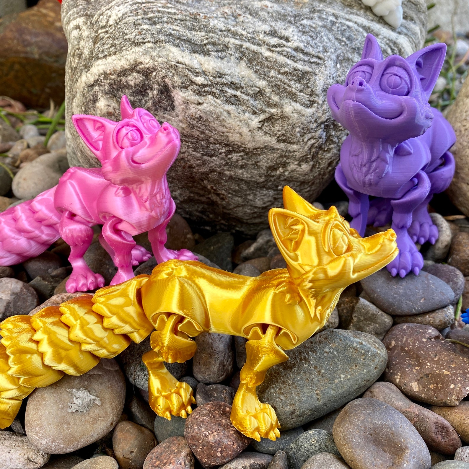 Cute Flexi Fox Fidget Toy Seen on Tiktok Articulated Kids - Etsy