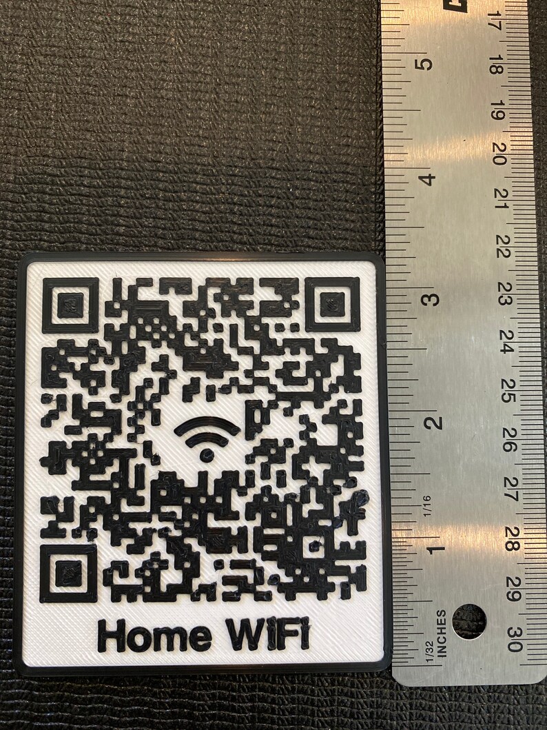 QR Wifi Scannable Coasters Custom Made for You 3D Printed | Etsy