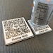 QR Wifi Scannable Coasters Custom Made for You 3D Printed - Etsy