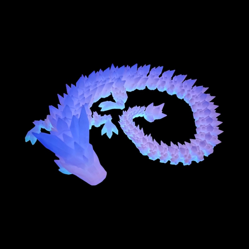 Magic Crystal Dragon File - Etsy