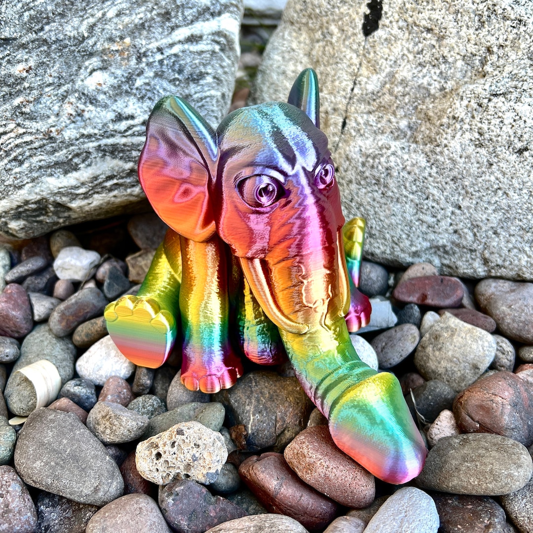 Angry Inch Dick Elephant 3D Printed Adult Dick Unicorn Penis Cock Dino ...