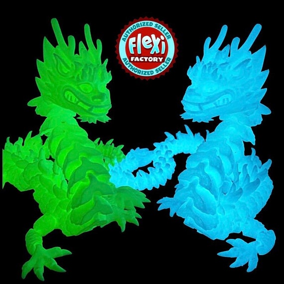 Glow in the Dark Dragon Imperial Chinese Dragon 3D Printed - Etsy