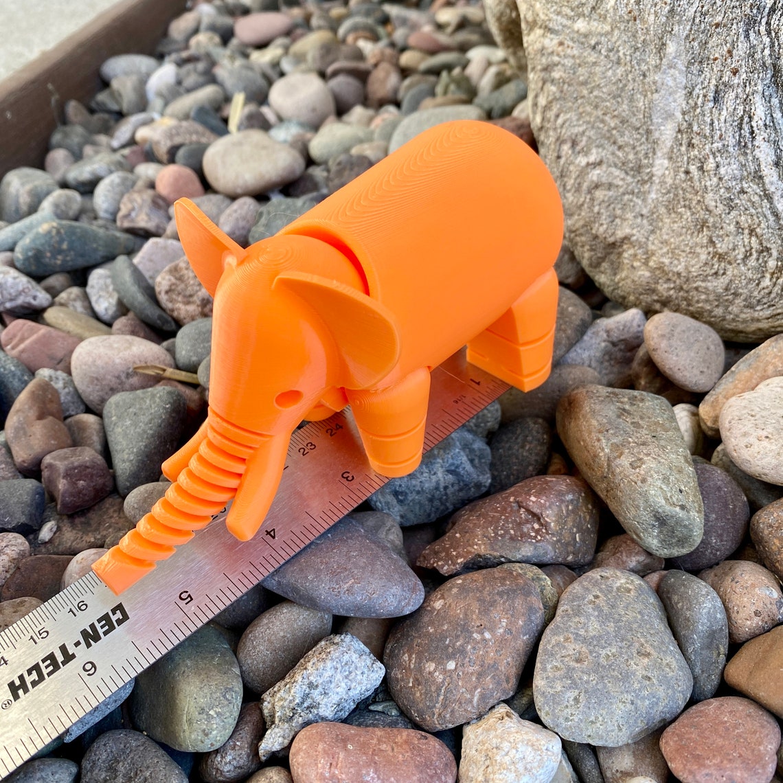 Cute Elephant 3D Printed Moveable Toy Decorative Novelty Gift Mothers ...